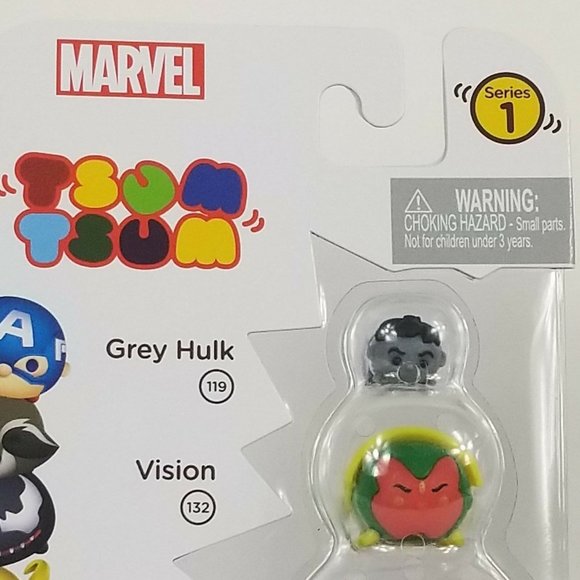 Marvel | Toys | Marvel Tsum Tsum 3 Pack Series Grey Hulk Vision Iron ...